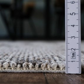 Spoltex, Metrážový koberec Ocean 83290 Beige, na míru, šíře 4m, béžová, filc, ložnice