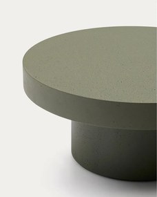 Betonový kulatý zahradní konferenční stolek ø 90 cm Aiguablava – Kave Home