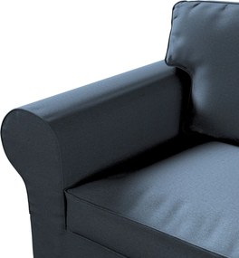 Potah na pohovku IKEA  Ektorp 3-místná, nerozkládací barva modrá látka pletený vzor