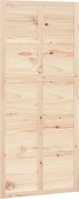 vidaXL Posuvné dveře 90 x 1,8 x 214 cm masivní borové dřevo [824633] Barva: Bílá