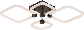 Rabalux Černé stropní LED svítidlo Sotiris 540mm 47W CCT s DO 71006