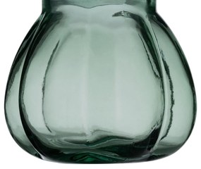 Váza Recyklované sklo Zelená 18 x 18 x 16 cm