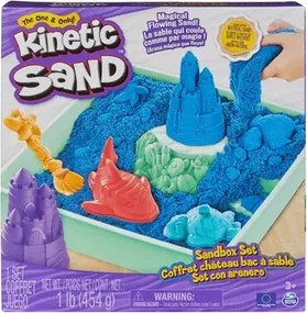 SPIN MASTER Kinetic Sand Pískoviště modrá / 454 g písku / od 3 let