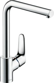 Hansgrohe Focus M41, dřezová baterie Focus, EcoSmart, chromová, 31827000