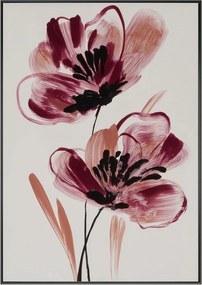 Tištěný obraz s rámem/na plátně 70x100 cm Burgundy Blooms – Styler