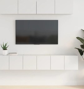vidaXL 5dílný set TV skříněk kompozitní dřevo [3114427] Barva: Bílá