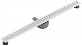 Mexen Flat 360° Slim lineární odtok rotační 100 cm, Bílá - 1241100