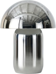 Kovová LED stmívatelná stolní lampa v leskle stříbrné barvě (výška 17 cm) Ted – Ellos Home