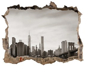 Wallmuralia Fototapeta díra na zeď Manhattan New York 95x64 cm