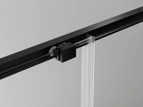 Mexen Exo, posuvné sprchové dveře, 170 cm, transparentní sklo, černá, 8151-170-000-70-00