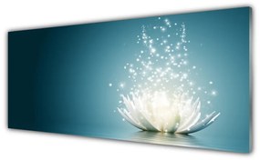 akrylový obraz Květ Lotosu 125x50 cm