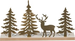 Adventní svícen zlatý JS456 GOLD