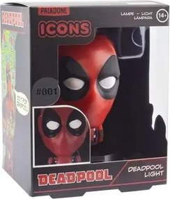 Paladone Lampa Icon Light Deadpool Marvel / Stolní lampa / 2x AA