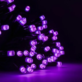 Easy Fix RGB LED světelný řetěz, 20 m, venkovní, 200 diod, černý kabel, IP67