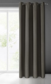 ZATEMŇOVACÍ ZÁVĚS NA KROUŽCÍCH BLACKOUT 135X250 CM TMAVĚHNĚDÁ
