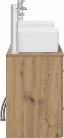 Sada koupelnových skříněk 3 ks Dub artisan 53 x 34,5 x 63 cm 3405858