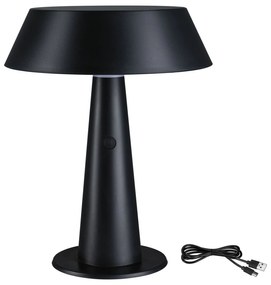 Paulmann 94612 Soala, černá solární lampička na baterii, 2,1W LED 2700K, výška 30,6cm, IP44