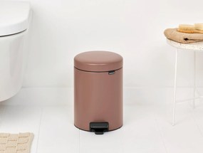 Brabantia Pedálový koš NewIcon 5L saténově hnědá