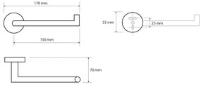 Sapho X-ROUND BLACK držák toaletního papíru, černá mat - XR703B