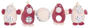 Kolotoč nad postýlku Baby Mix Krtečci růžový