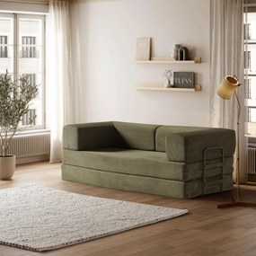 XXXLutz ROZKLÁDACÍ POHOVKA, textil, zelená Livetastic - Rozkládací pohovky - 00006R000101