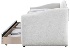 Postel Marcella 90 x 200 cm, krémová