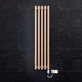 Regnis Lazur LA, topné těleso 540x1000mm se středovým připojením 50mm, 766W, bílá matná, LAZURLA/1000/540/D5/WHITE