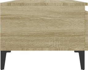 vidaXL Odkládací stolek 50 x 46 x 35 cm kompozitní dřevo [819522] Barva: hnědý dub