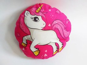 JAHU Kulatý polštářek - Unicorn