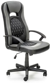 Kancelářská židle CASTANO Šedočerná