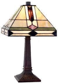 Stolní lampa Tiffany ART DECO Clayre &amp; Eef 5LL-8830