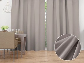 Biante Sametový závěs Velvet Premium SVP-015 Latte - šířka 135 cm 135x140 cm