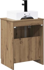 Sada koupelnového nábytku Dub artisan Kompozitní dřevo 3404257