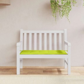 Poduška na zahradní lavici jasně zelená 120x50x3cm látka oxford 314082