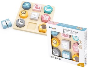 Dřevěná Vkládací puzzle Viga Zoo