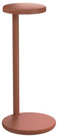 Flos 09.8310.DX Oblique Q1, profesionální rezavě-oranžová čtecí lampička s bezdrátovou nabíječkou na mobil, 8W LED 2700K, 35cm