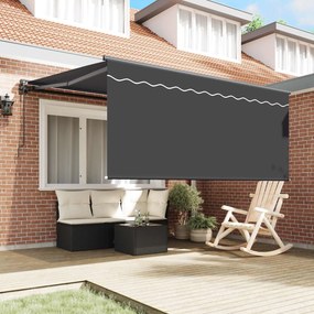 Stahovací markýza Antracit 300 x 250 cm Polyester a hliník 3329936