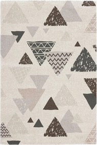 Obsession, AKCE: 80x150 cm Kusový koberec Bronx 542 WHITE, bílá, obývací pokoj