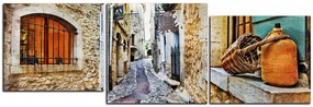 Obraz na plátně - Stará středomořská ulice - panoráma 5151E (120x40 cm)