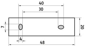Nimco Police s ohrádkou, 50 cm KE 22091BX-50-26