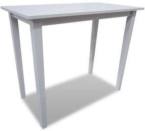 Bílý dřevěný barový stůl 241701