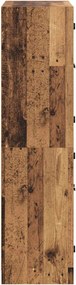 Vysoký bufet Staré dřevo 68 x 37 x 142 cm Kompozitní dřevo 3402629