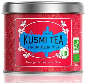 Kusmi Tea Sypaný černý čaj Russian Morning N° 24 Bio, kovová dóza 100 g 21656A1070