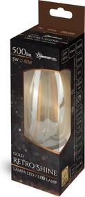Toolight - LED žárovka E-14 230V 5W Edison 14458, teplá, OSW-05701
