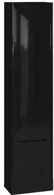 Kingsbath Carina Black 170 vysoká závěsná skříňka do koupelny Orientace: Levá