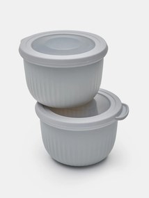 Sinsay - Nádoby na potraviny s víkem 2 pack - šedá