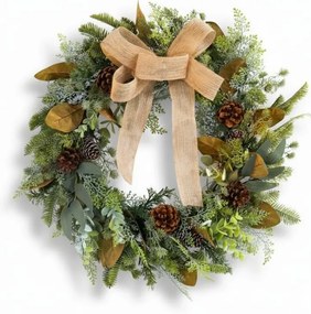 Vánoční věnec na dveře WINTER GREEN Ø 45 cm