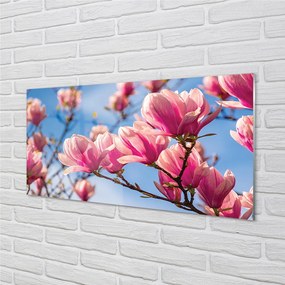 akrylový obraz květy 100x50 cm