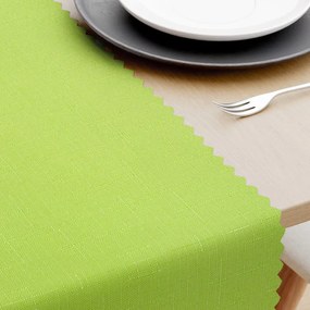 Goldea běhoun na stůl teflonový - zelený 20x140 cm