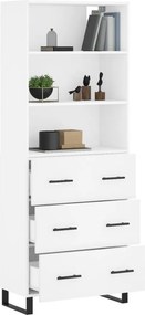 Skříň highboard bílá 69,5 x 34 x 180 cm kompozitní dřevo 3189405